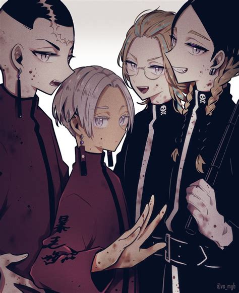 Tenjiku 横浜天竺 天竺 東卍FA Gambar karakter Animasi Imut