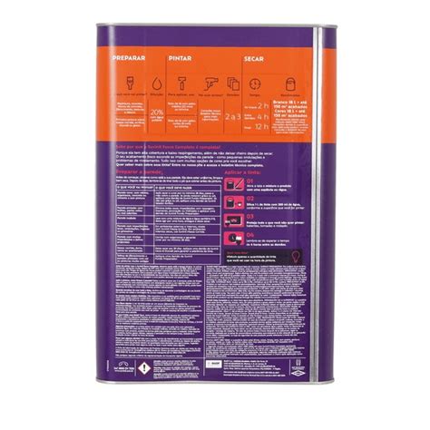 Tinta Acrílica Premium Fosco Completo Suvinil 18L Atacadão das Tintas