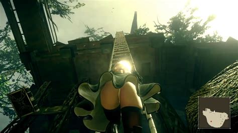 NieR Automata 2B S Upskirt On Ladders YouTube