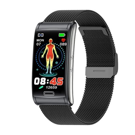 E600 Smart Watch ECG Blood Sugar Men Non Invasive Blood Glucose Heart