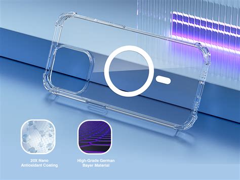 Amazon Dlinda 2 In 1 IPhone 13 Pro Max Case Magnetic Clear With
