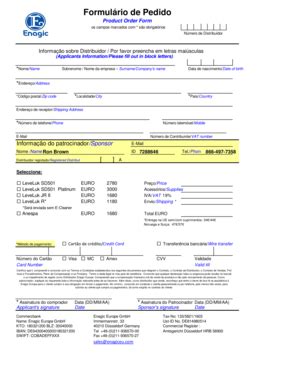 Fillable Online Formulrio De Pedido Caravanwebsitewelcomecom Fax