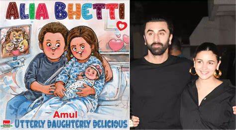 Amul India Dedicates Latest Post To Alia Bhatt Ranbir Kapoors Baby