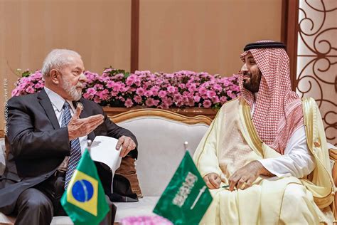Durante G20 na Índia presidente Lula manteve diálogo Arábia