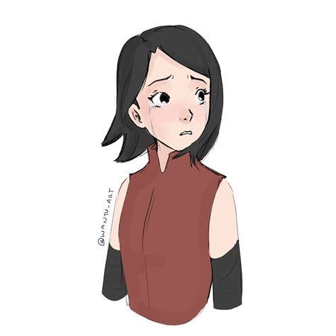 Wantu On Twitter If You Ever Manage To Make Sarada Cry Run Sasuke