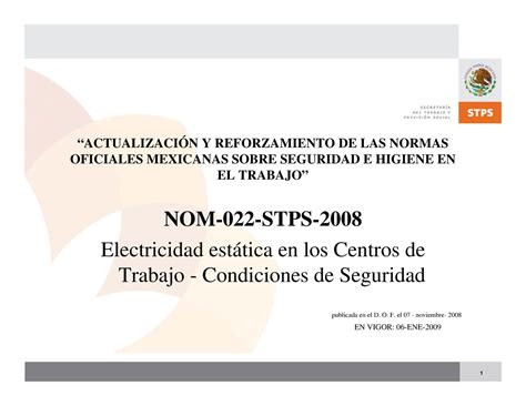 NOM 022 STPS Presentacion Interpretacion De La Norma
