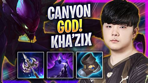 Canyon Is A God With Kha Zix Gen Canyon Plays Kha Zix Jungle Vs