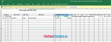 Quản lý thu chi hiệu quả với mẫu excel thu chi Miễn phí để tải về