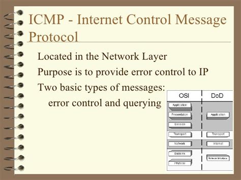 tcp udp icmp and the transport layer