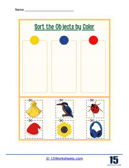 Sort By Color Worksheets Worksheets