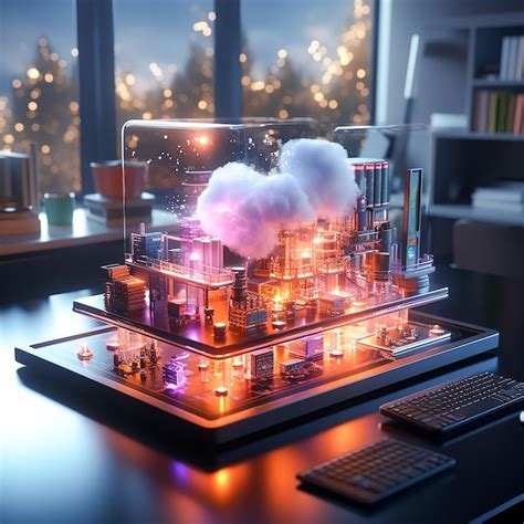 Una ilustración conceptual que representa la automatización de redes en