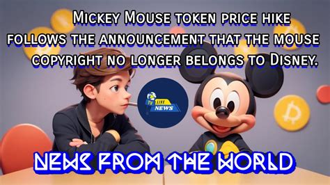 Surge In Mickey Mouse Token Value After Copyright 2 Mickey Mouse Tokens