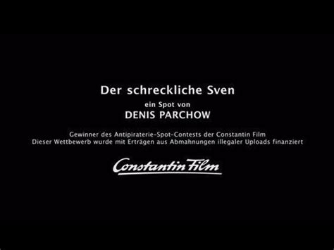 Antipiraterie Spot Der Schreckliche Sven Constantin Film Filme