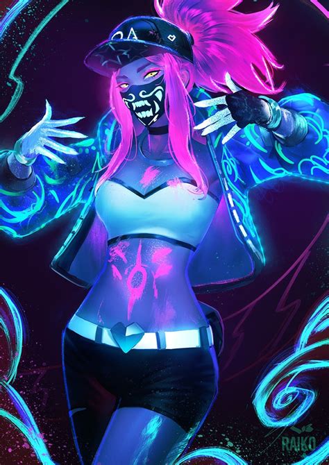 K DA Akali Wallpapers Fan Arts League Of Legends LoL Stats