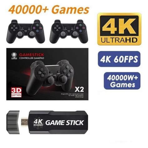 Vídeo Game Stick GD10 4k 3D 128gb Console Emulador Retro Portátil 2