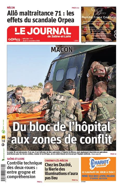 Le Journal de Saône et Loire N20221103 du 03 novembre 2022 à