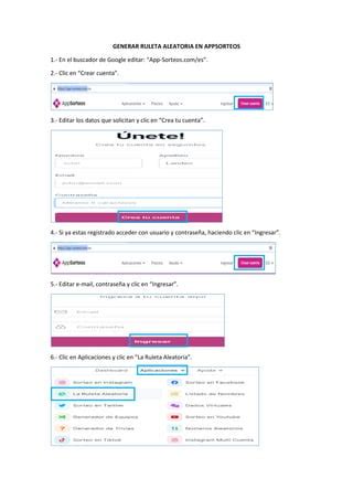 App sorteos cómo funciona y tips para usarlo como experto