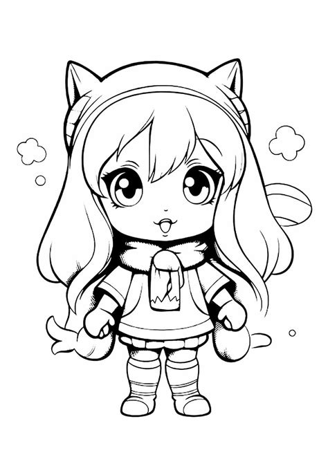 Desenhos Kawaii Para Colorir Bora Colorir