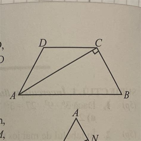 5 În figura alăturată este reprezentat trapezul isoscel ABCD cu AB