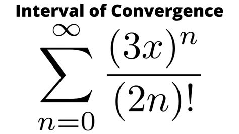 Interval Of Convergence For A Power Series Example Where The Interval