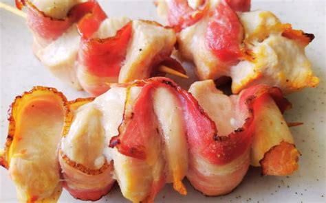 Espetinho de Frango Bacon na Air Fryer FÁCIL e RÁPIDO
