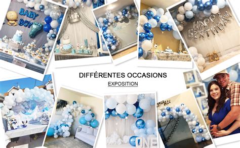 Luftballons Geburtstag Hochzeit Blau Luftballon Girlande Deko Helium