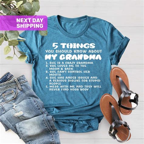 Five Things You Should Know About My Grandma Shirt Funny Grandma Shirt