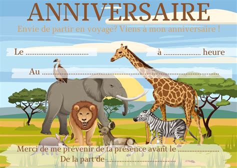 Invitations anniversaire gratuites à imprimer Flore et Jeanne