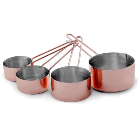 Conjunto De X Caras Medidoras A O Inox Bronze Mimo Style