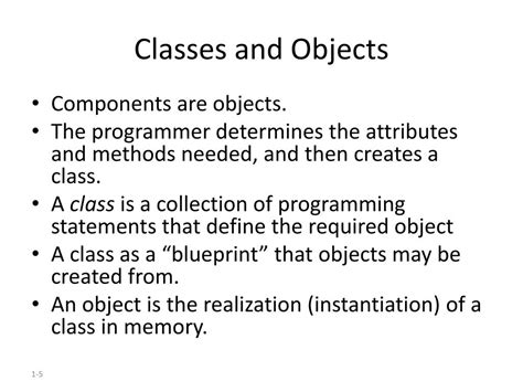 ppt introduction to classes objects methods and attributes powerpoint presentation id 2429496