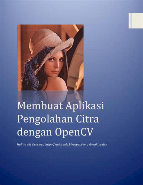 pdf membuat aplikasi pengolahan citra dengan opencv dokumen tips