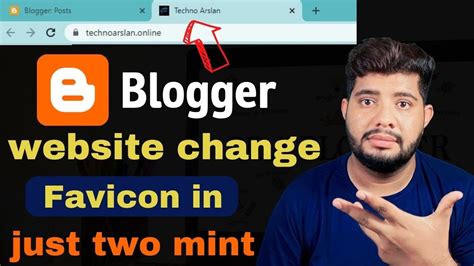 How To Change Favicon In Blogger Add Favicon Or Logo In Blogger Website
