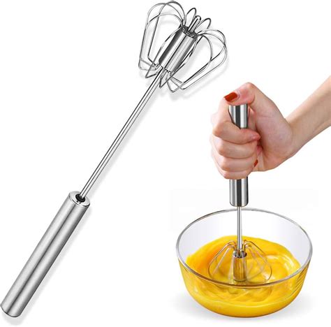 Amazon Stainless Steel Eggbeater Egg Scrambler Hand Mixer