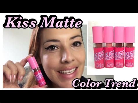 Batons Kiss Matte Avon Color Trend Resenha Todas As Cores Youtube