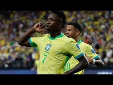 Primeiro Gol Do Vini Jr Contra O Paraguai Copa America 2024