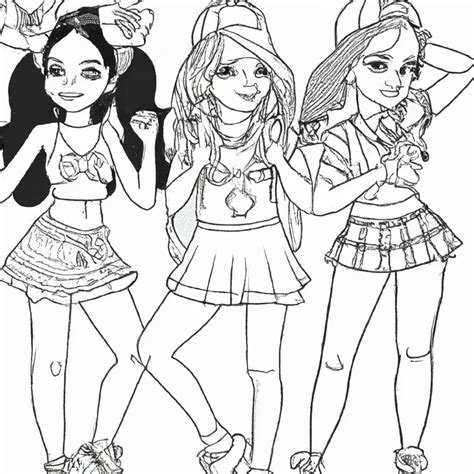 10 Desenhos De Garotas Jovens Para Imprimir E Colorir