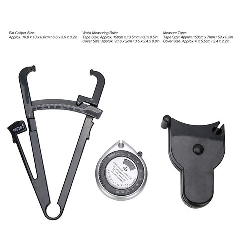 Buy Qiangshuaikj Fat Caliper Body Measuring Ruler Skinfold Calipers