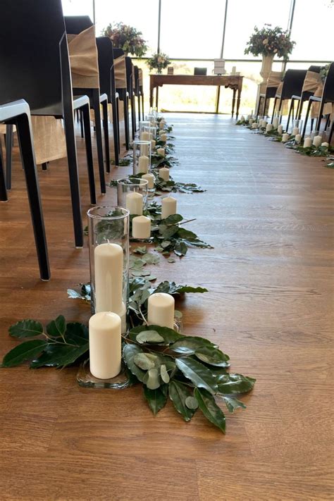 Ideas For Wedding Aisle Decoration Simple Natural Rustic Real