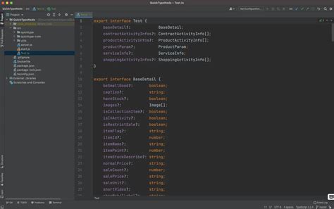 Yapi QuickType IntelliJ IDEs Plugin Marketplace