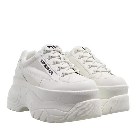 Naked Wolfe Sprinter White Plateausneaker
