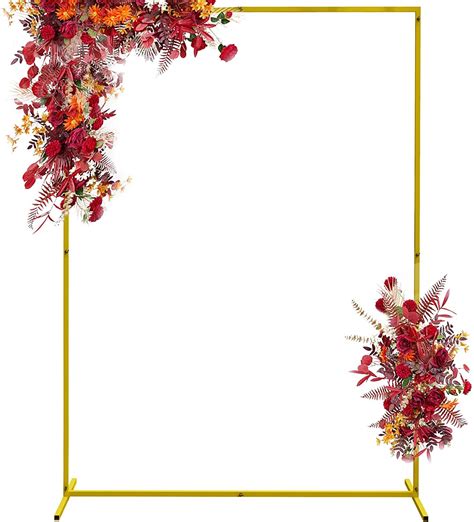 Wedding Arch Backdrop Stand 6 6x5 FT Gold Wedding Arches For Ceremony