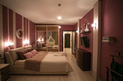Pink Two Colour Combination For Bedroom Walls Image Gallery