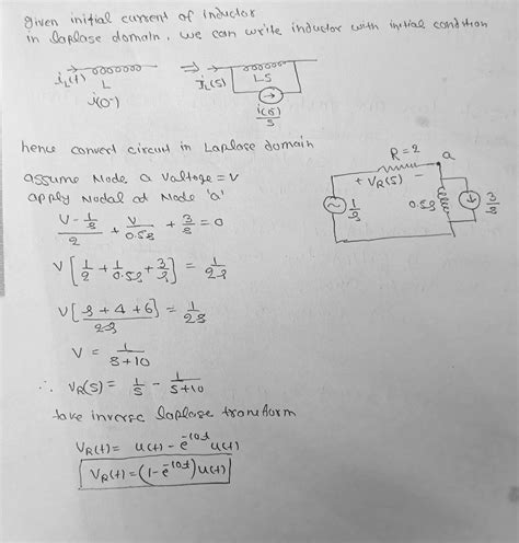 [solved] solve using laplace transform and inverse laplace transform please course hero