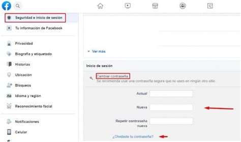 Cómo Cambiar o Restablecer la Contraseña de mi Cuenta de Facebook