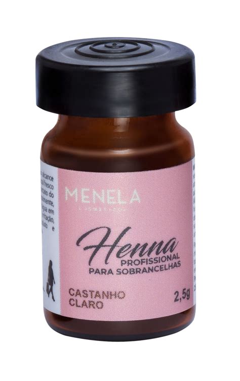 HENNA MENELA 2 5 G CASTANHO CLARO