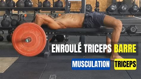Exercice Triceps Extension Triceps Barre Enroul Musculation