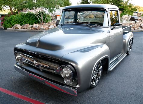 Shaw S Award Winning Atomic Silver 1956 Ford F 100