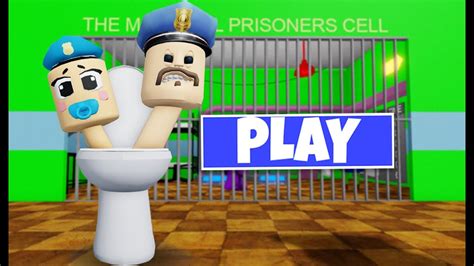 SKIBI TOILET BARRY S PRISON RUN OBBY Walkthrough Full GAMEPLAY