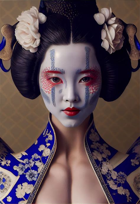 IA Creation Beautiful Fantasy Art Dark Fantasy Art Geisha Artwork