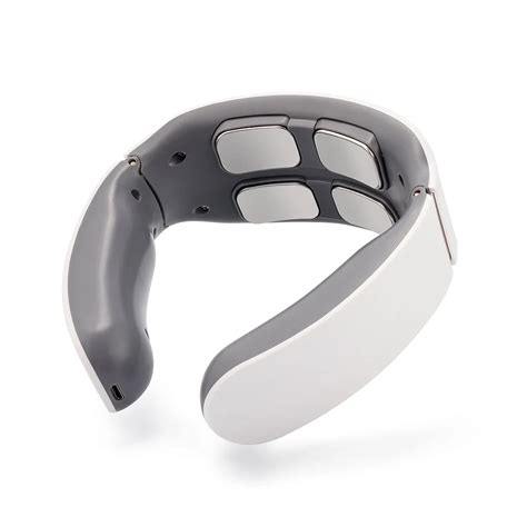 6 Heads Smart Electric Neck And Back Pulse Massager Tens Wireless Heat Cervical Vertebra Relax